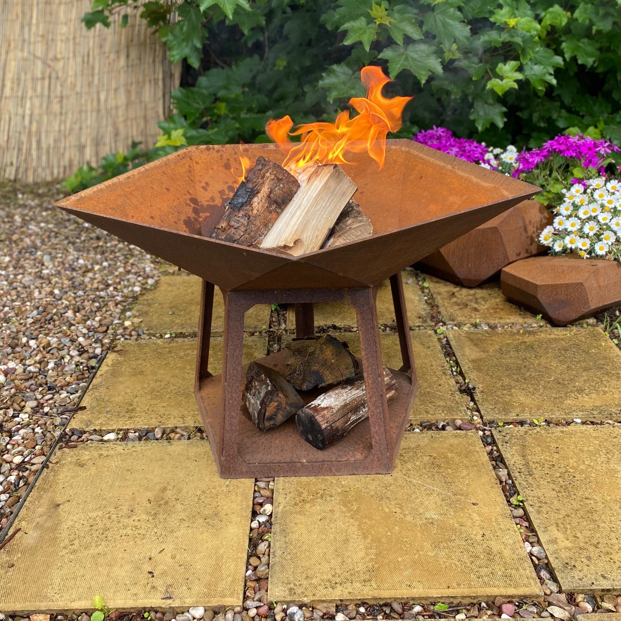Star Steel Firepit - UK Made - Precious Design