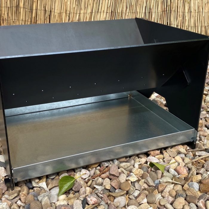 Flatpack Portable Metal Firepit Large With Optional Ash Tray - UK Made ...