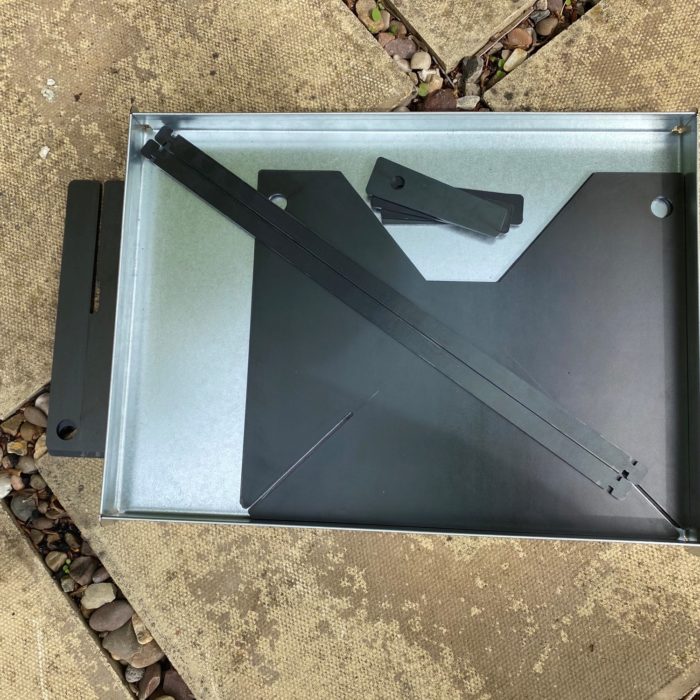 Flatpack Portable Metal Firepit Large With Optional Ash Tray - UK Made ...